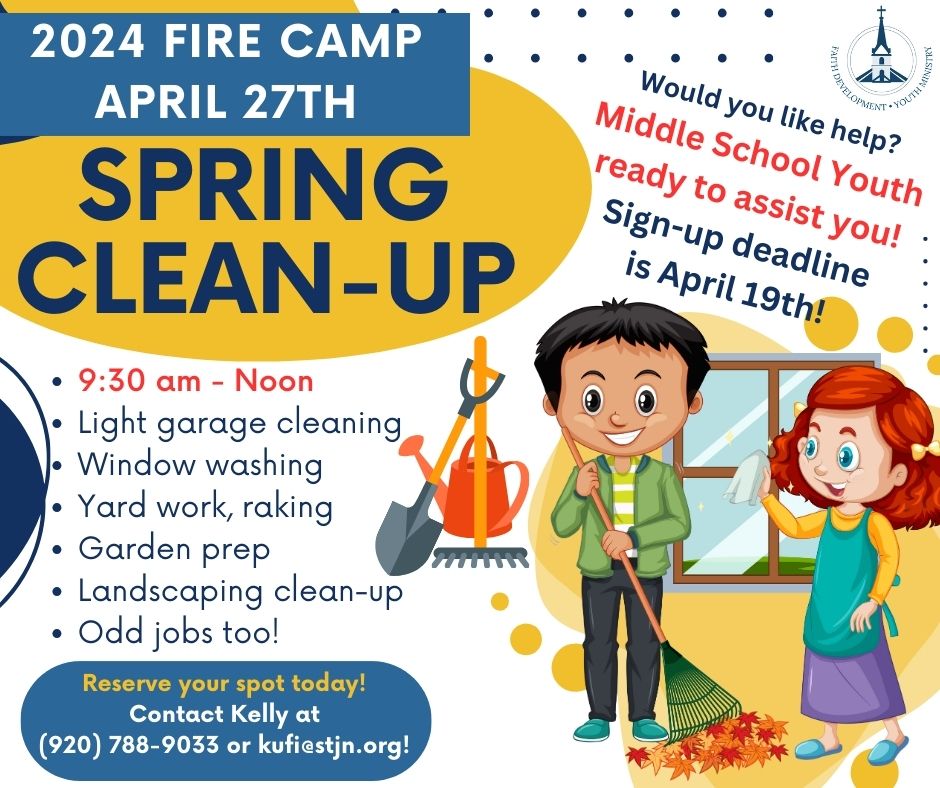 Spring Clean-up is set for April 27th! Reserve your spot today! – St ...