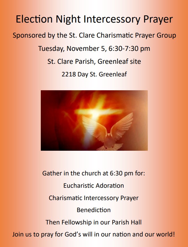 Charismatic Prayer Group Meeting with Adoration, Praying for the ...