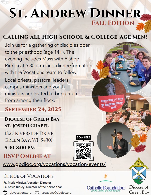 St. Andrew Dinner – September 24, 2025 – St. John Nepomucene Catholic ...