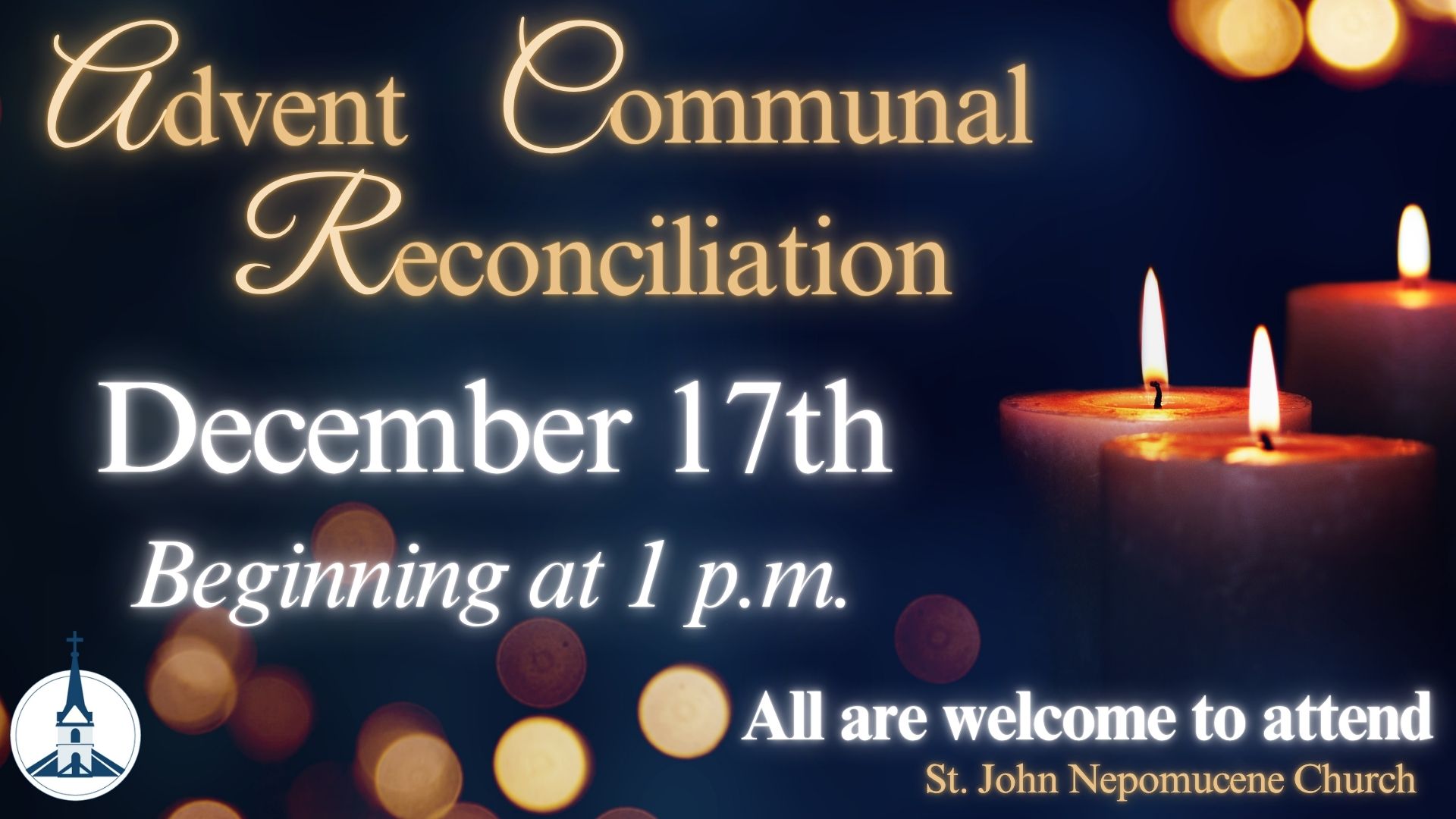 Advent Communal Reconciliation – December 17th at St. John Nepomucene ...