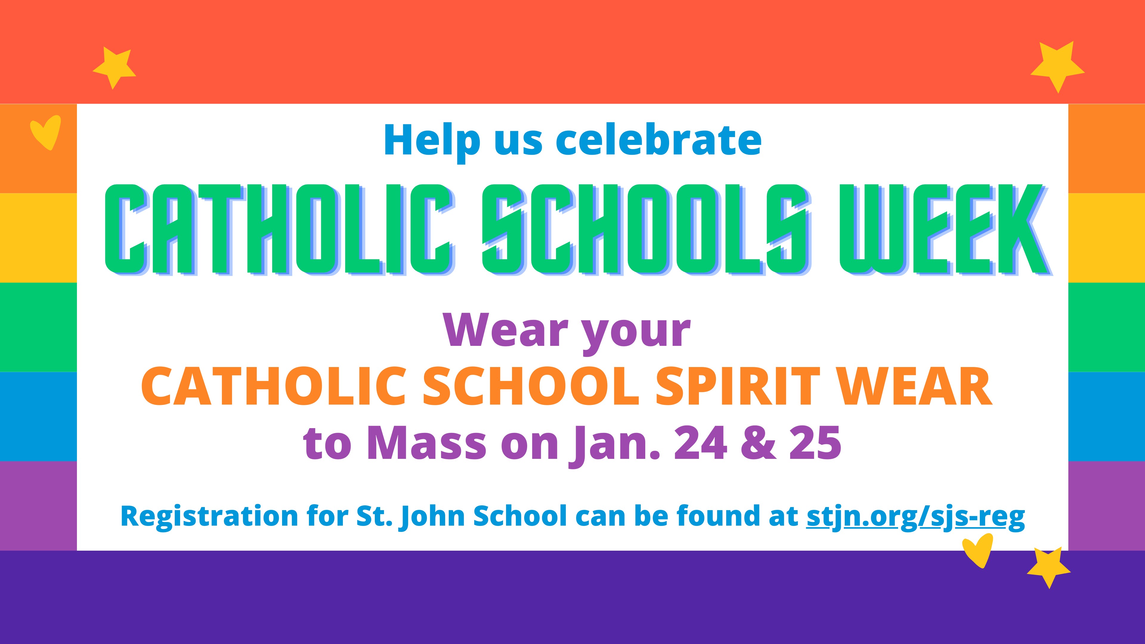 Help us celebrate Catholic Schools Week at St. John Nepomucene by ...