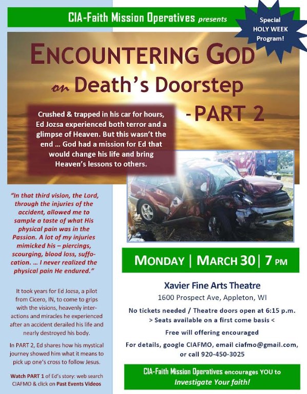 CIA-Faith Mission Operatives ministry is excited to announce ...